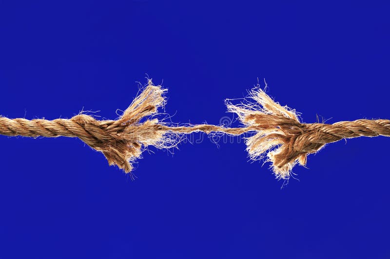 Het Breken van de kabel stock afbeelding. Image of strijd - 4759545