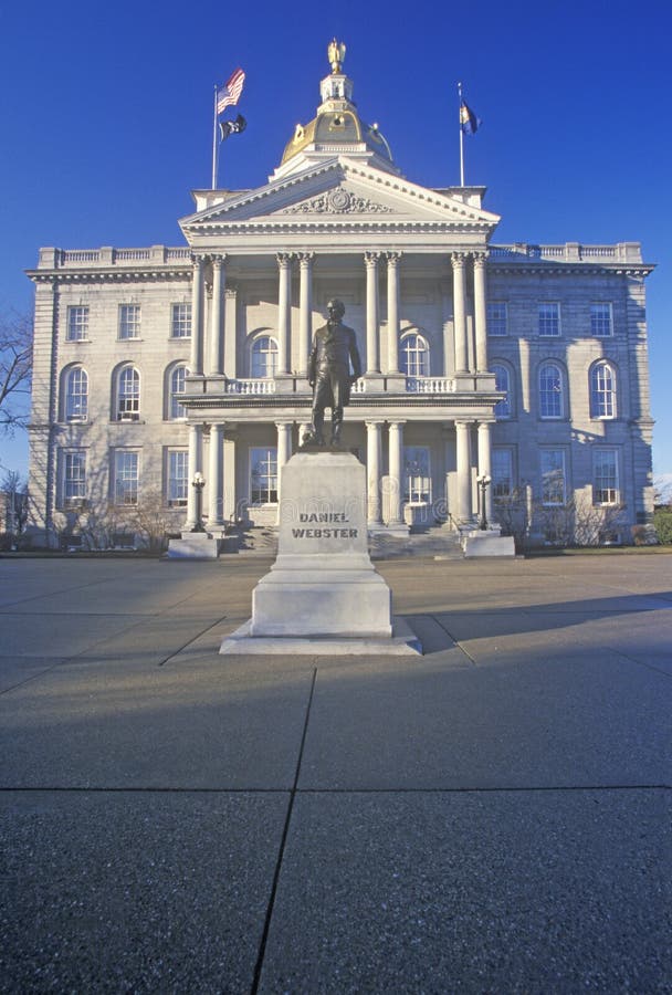 Het Capitool Van De Staat Van Van Newhampshire Stock Afbeelding - Image ...