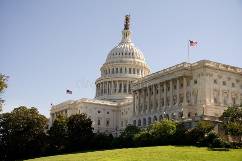 Het Capitool Van Verenigde Staten Stock Afbeelding - Image of ...