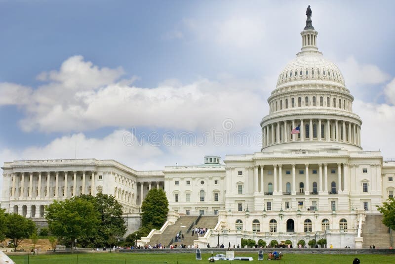 Het Capitool Van De V.S., Washington DC Stock Afbeelding - Image of ...