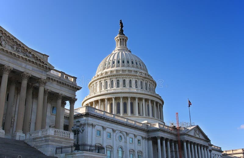 Het Capitool, Washington D.C. Stock Afbeelding - Image of ...