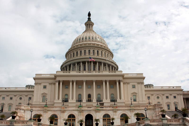 Het Capitool Van Verenigde Staten, Washington DC Stock Foto - Image of ...