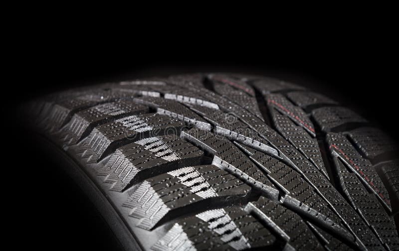 Het Close-up Van De Autoband Stock Afbeelding - Image of sluit, vlot ...