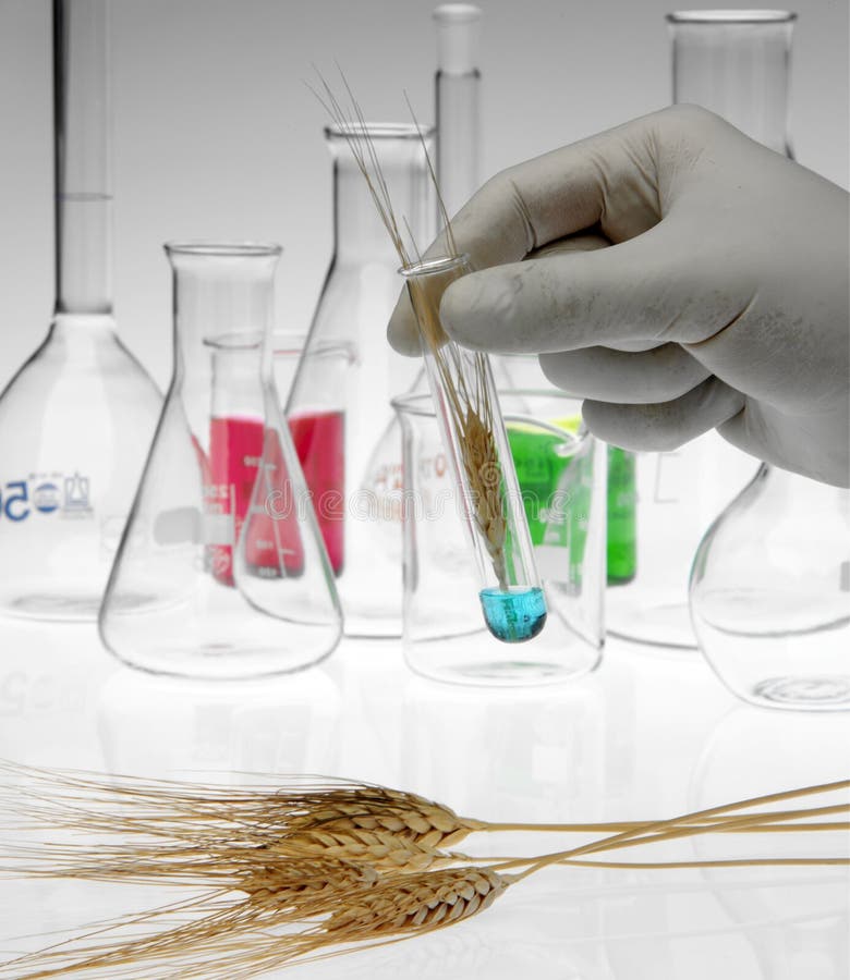 Het Concept Van De Biotechnologie Stock Afbeelding - Image of ...