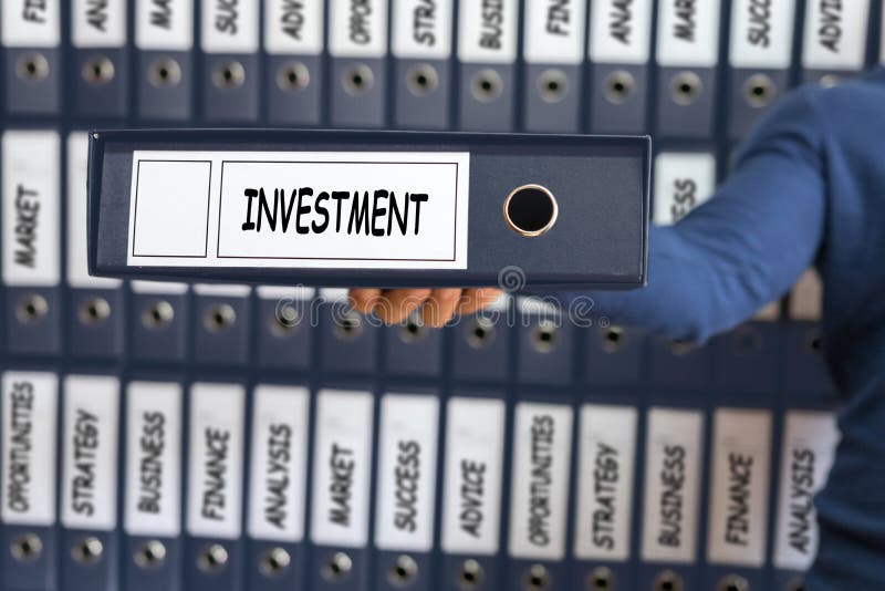 Het Concept Van De Investering Investeringsstrategie Stock Foto - Image ...