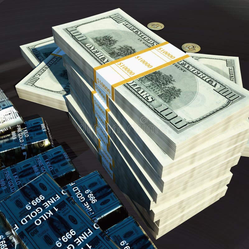 Het concept van de rijkdom stock illustratie. Illustration of bankwezen ...