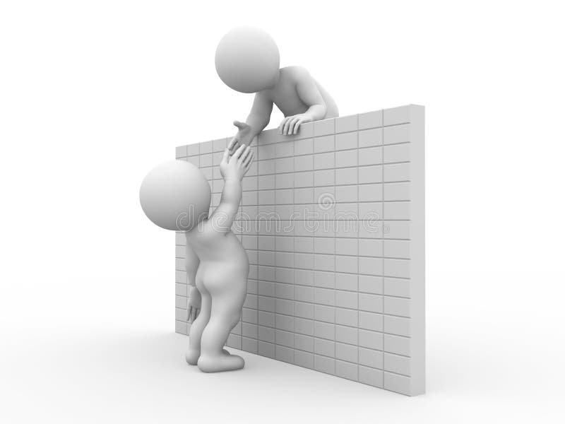 Het concept van de steun stock illustratie. Illustration of verhouding ...