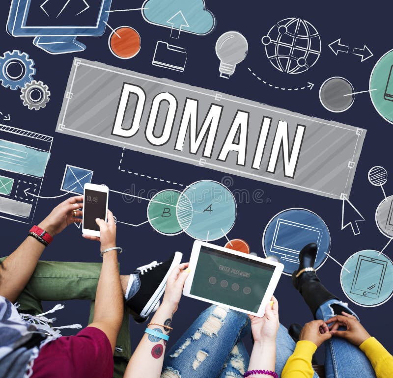 Het Concept Van Het Het Webontwerp Van HTML Van Het Homepagedomein ...