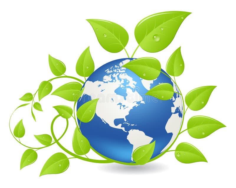 Het concept van het milieu vector illustratie. Illustration of begrip ...
