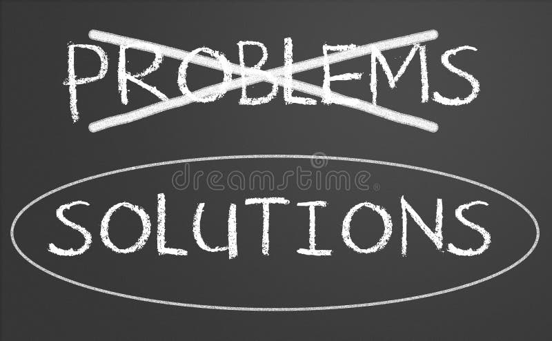 Het Concept Van Het Probleem En Van De Oplossing Stock Illustratie ...