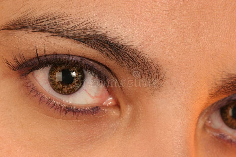 Het contact van het oog stock foto. Image of gelukkig, correctie - 373026