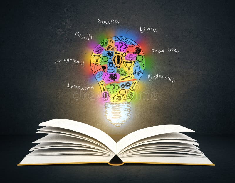 Creatief idee concept stock illustratie. Illustration of pictogram ...