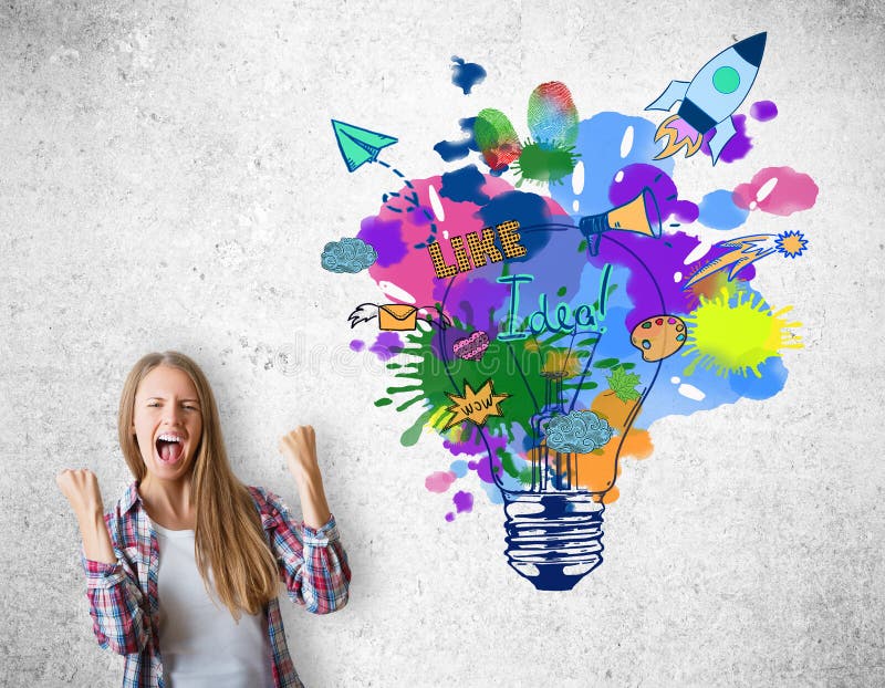 Het Creatieve Concept Van Het Idee Stock Illustratie - Illustration of ...