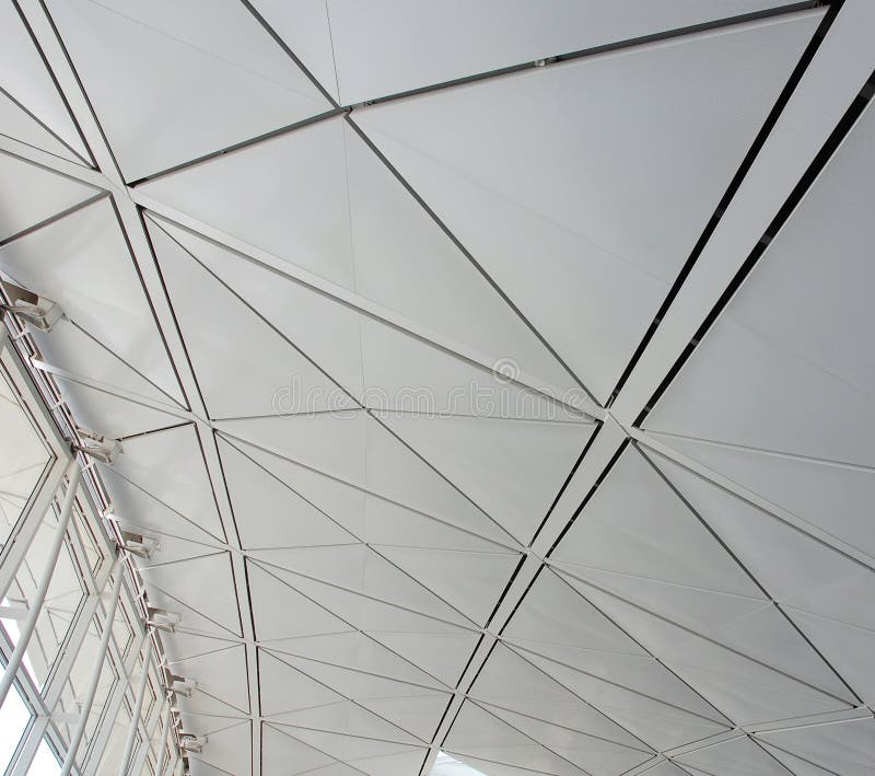 Staaldak Voor De Baan Van De Huisbouw Stock Foto - Image of materiaal ...