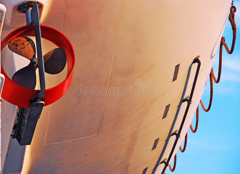 Detail Van Een Reddingsboot Op Een Cruiseschip of Veerboot Op Een ...