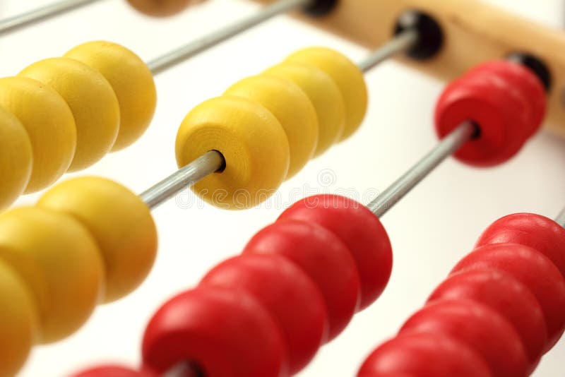 Het Detail van het telraam stock foto. Image of telling - 18903826