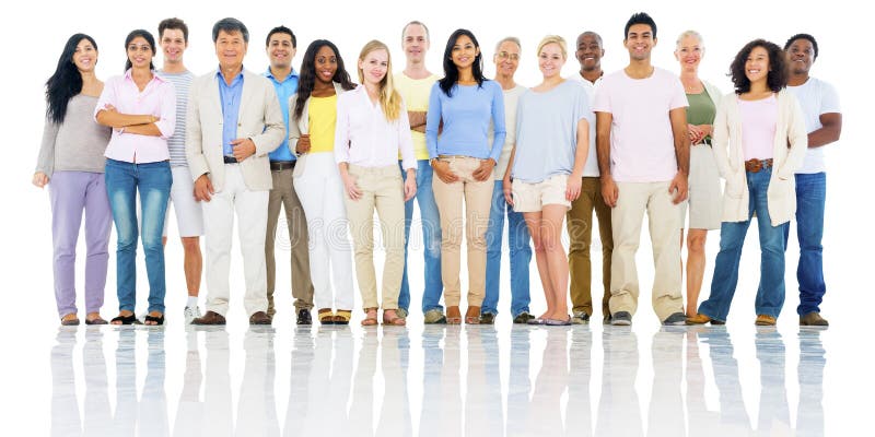 Het Diverse Globale Communautaire Concept Van Groepsmensen Stock Foto ...