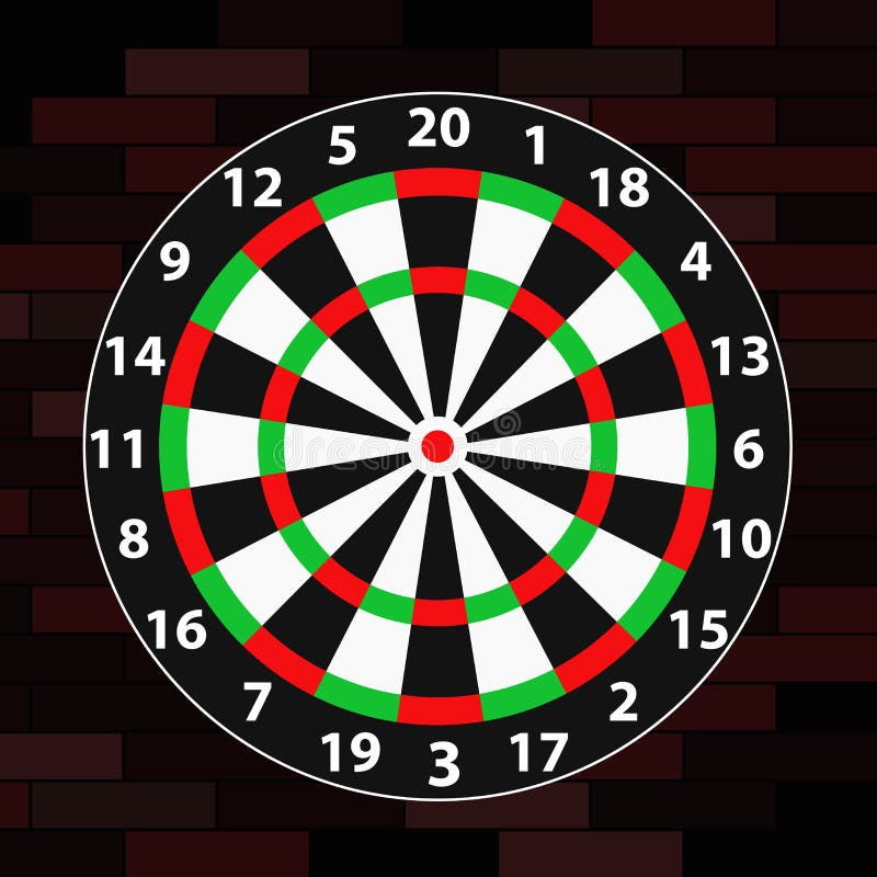 Het Doel van het pijltje vector illustratie. Illustration of idee ...