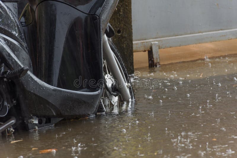 Het dorp van de watervloed redactionele stock afbeelding. Image of ...