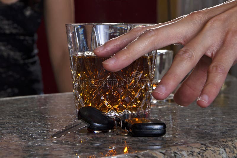 Concept Voor Dronkenschap Bij Het Rijden Stock Foto - Image of verboden ...