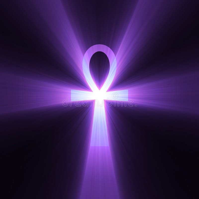 Het Egyptische Symbool Van Ankh Van Het Leven Stock Illustratie ...