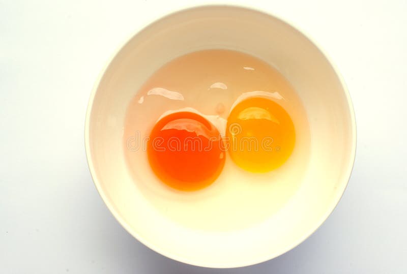 Het Ei Van De Kip, Het Ei Van De Eend Stock Afbeelding - Image of ...