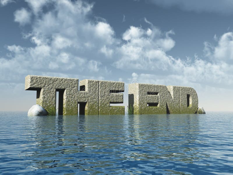 Het Eind? Dat Op Een Oude Schrijfmachine En Een Oud Document Wordt ...