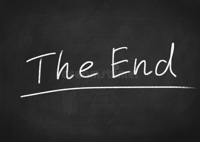 Het Eind? Dat Op Een Oude Schrijfmachine En Een Oud Document Wordt ...