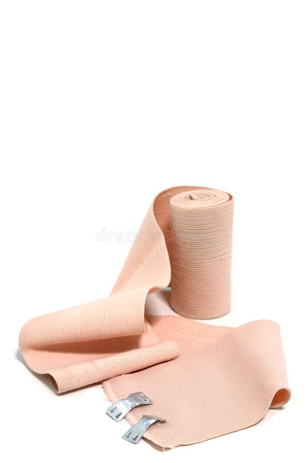 Elastisch verband stock foto. Image of katoen, omslag - 10041680