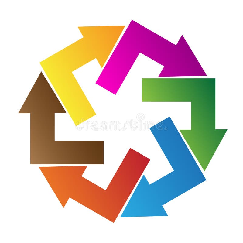 Het Embleem Van De Pijlpunt Vector Illustratie - Illustration of ...