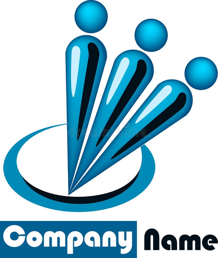 Ontwerp Het Bedrijfs Van Het Embleem Vector Illustratie - Illustration ...