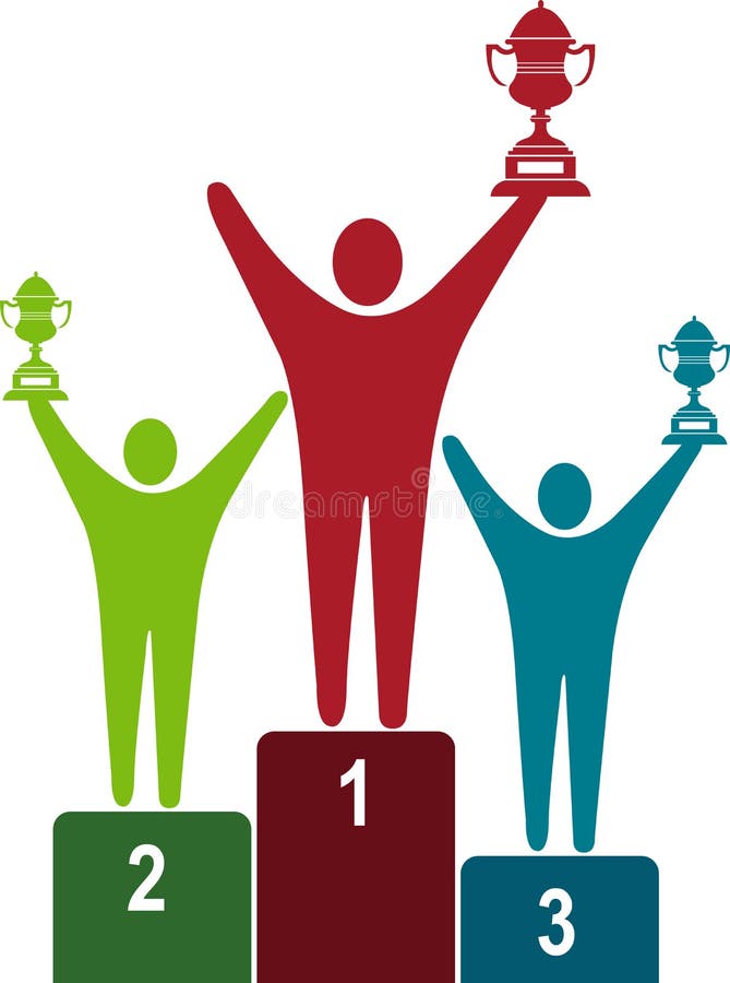 Winnaars stock illustratie. Illustratie bestaande uit atleet - 137405