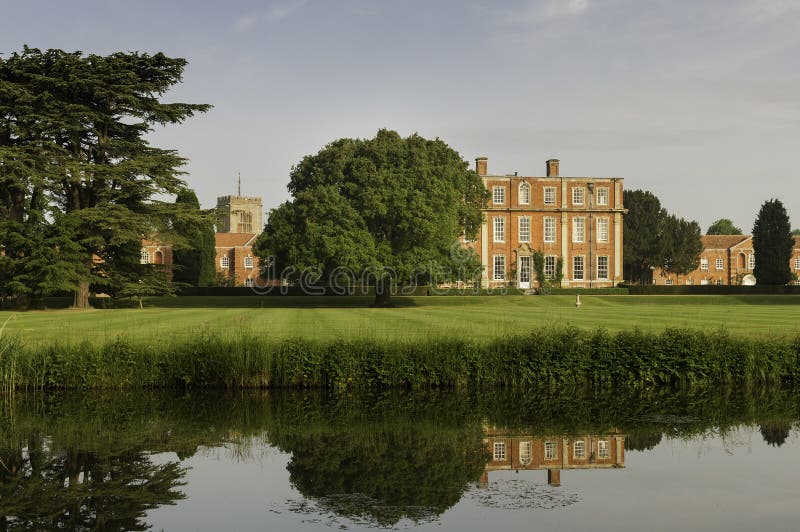 Het Engelse Landgoed Van Het Land Stock Foto - Image of herenhuis ...