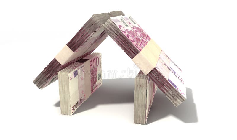 Het Euro Perspectief Van Het Nota'shuis Stock Illustratie ...