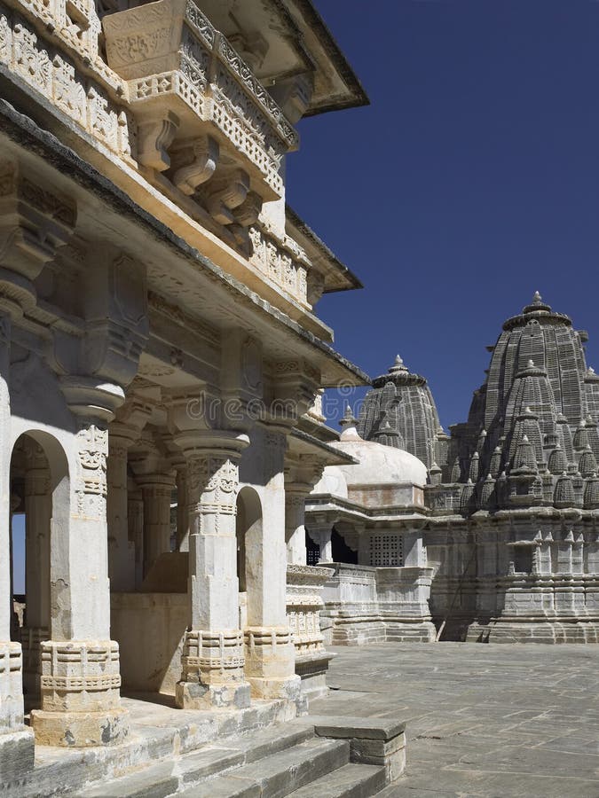 Fort En Tempel Van Kumbhalgarth – Rajasthan – India Stock Afbeelding ...