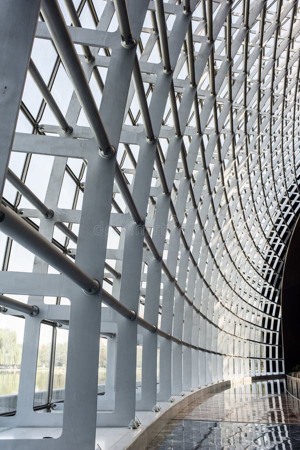 Het Frame Van Het Metaal Van Het Gebouw Redactionele Foto - Image of ...