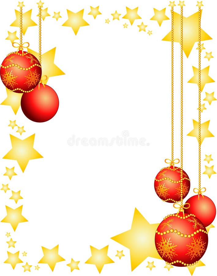 Kerstframe stock illustratie. Illustration of kader, verticaal - 16464741