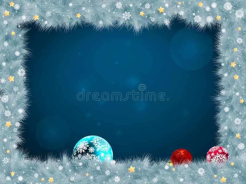 Het Frame Van Kerstmis in De Vorm Van Hart. EPS 8 Vector Illustratie ...