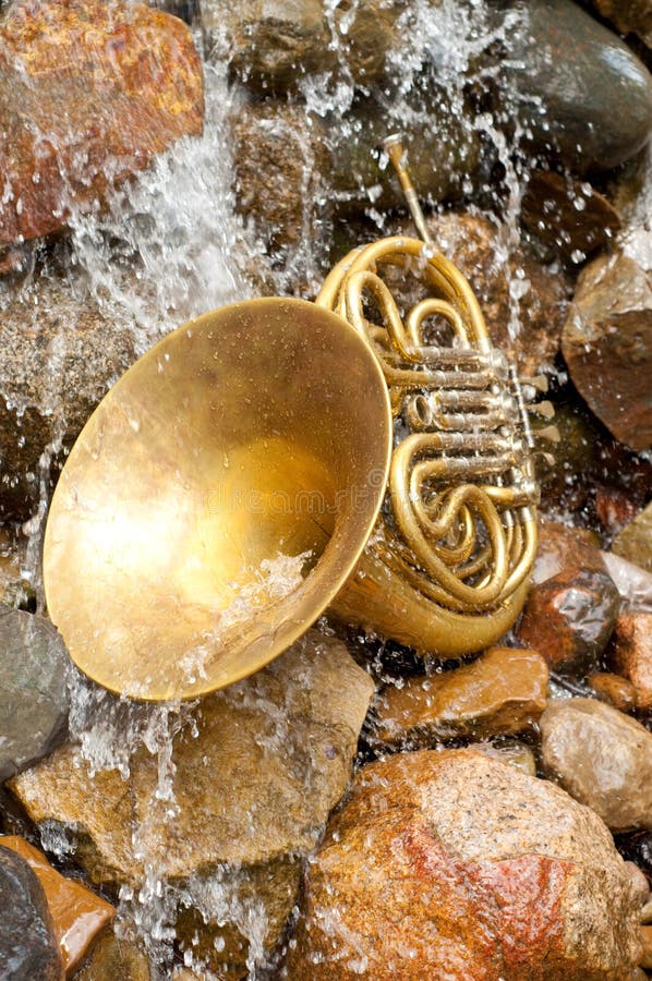 Het Franse Instrument Van De Hoorn Stock Foto - Image of muziek ...