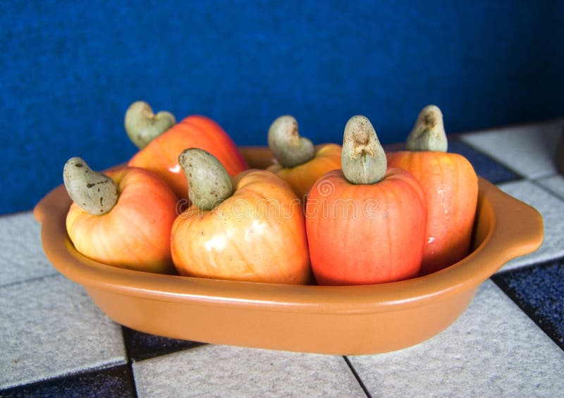 Het Fruitmand Van De Cachou Stock Foto - Image of tropisch, landelijk ...