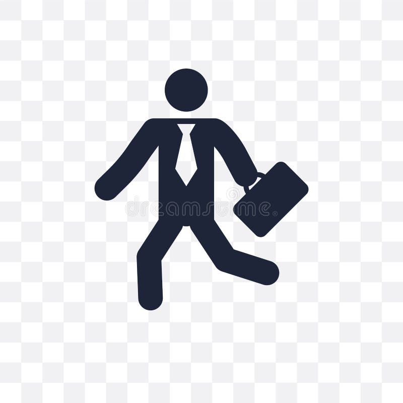 Het Gaan Transparant Pictogram Werken Het Gaan Symboolontwerp Van ...