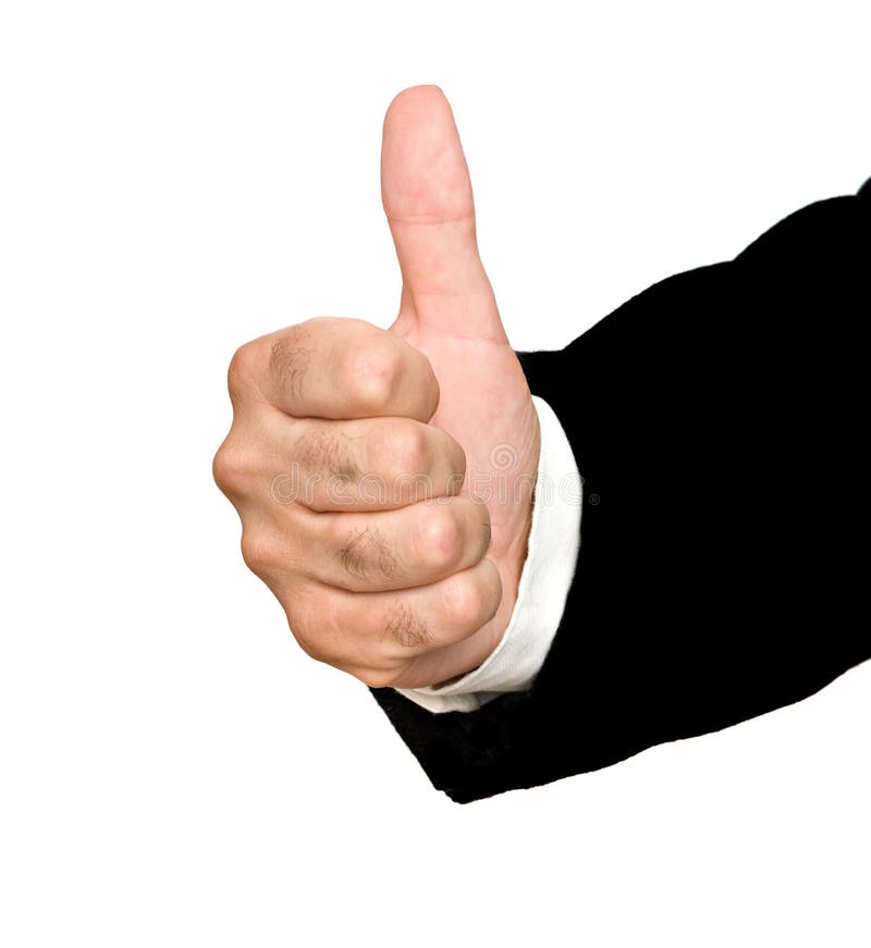 Het Gebaar Van De Goedkeuring Stock Afbeelding - Image of sluit, gebaar ...