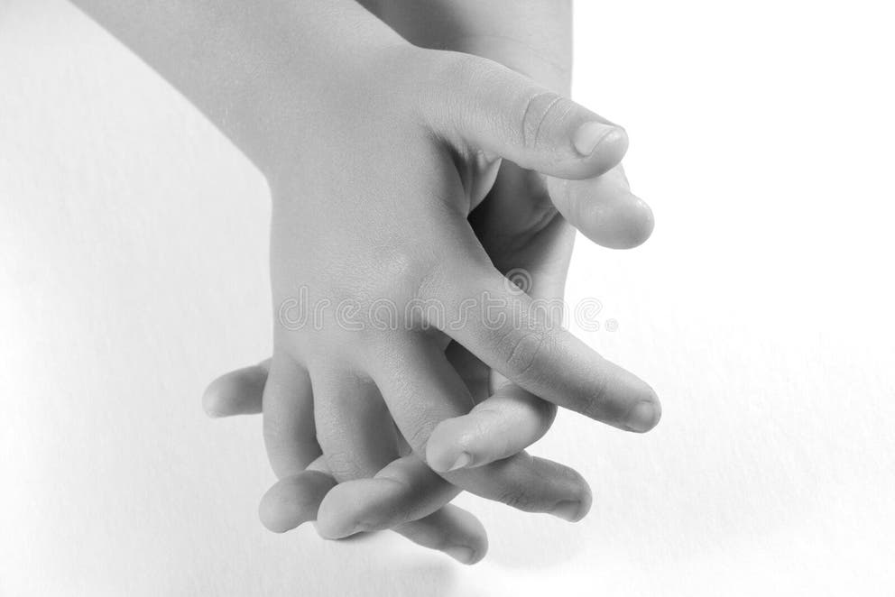 Een Kindergebed stock foto. Image of vingers, klein, gebed - 283544