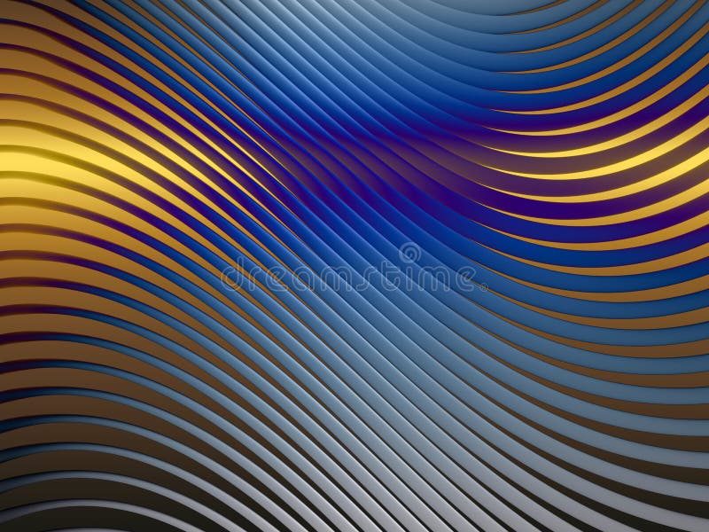 Het Gebogen Scherm Van De Lijn Stock Illustratie - Illustration of ...