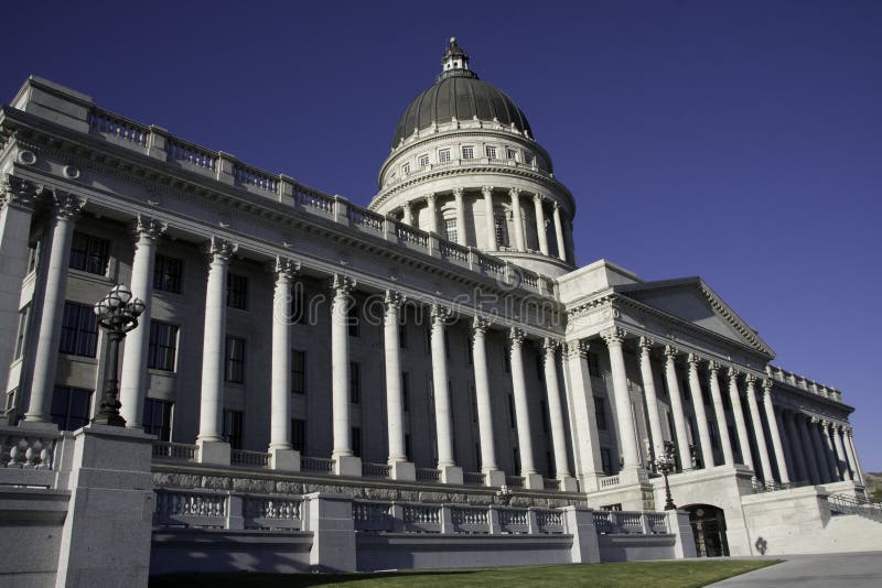 Het Capitool Van De Staat Utah Stock Foto - Image of structuur ...