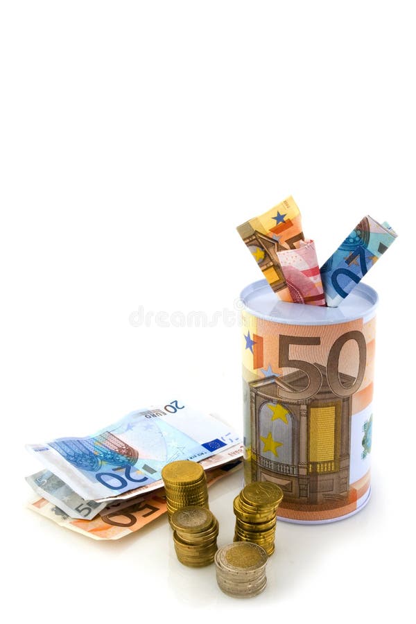 Het verzamelen van geld stock foto. Image of persoon - 26646666