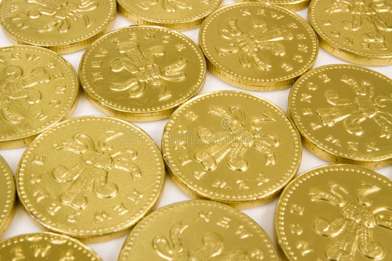 Het geld van de chocolade stock afbeelding. Image of geld - 6892941