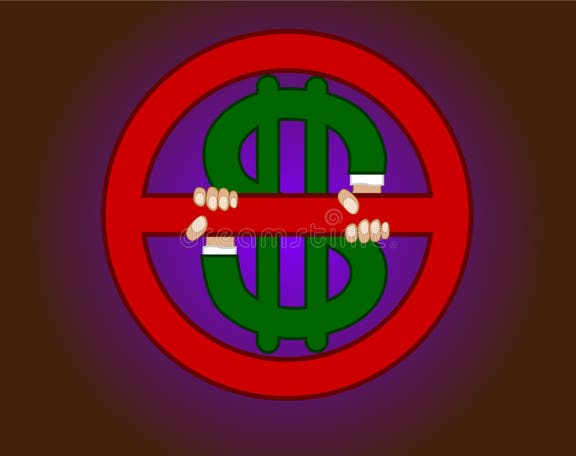 Geld symbool vector illustratie. Illustration of document - 7527222