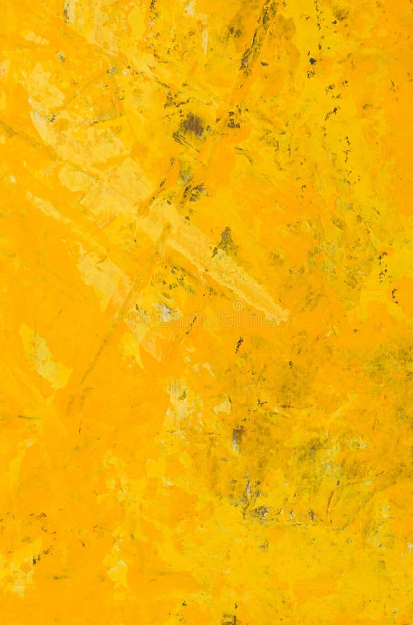 Het Gele Abstracte Acryl Schilderen Stock Illustratie - Illustration of ...