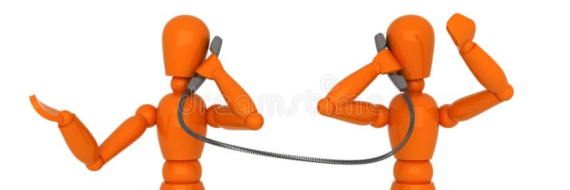 Telefoongesprek stock illustratie. Illustration of grafisch - 9784429